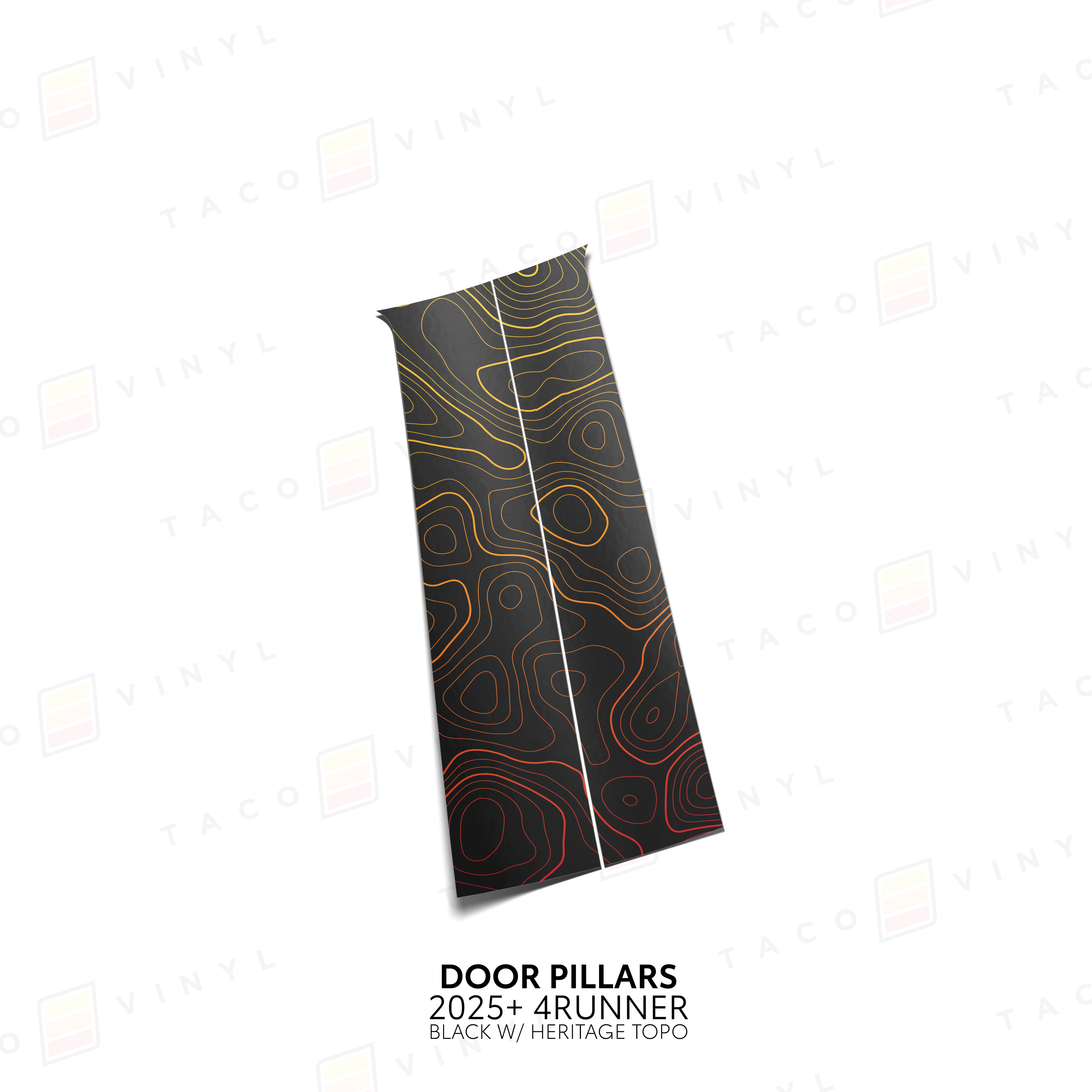 2025+ 4Runner Door Pillar Decals – Venture Tread
