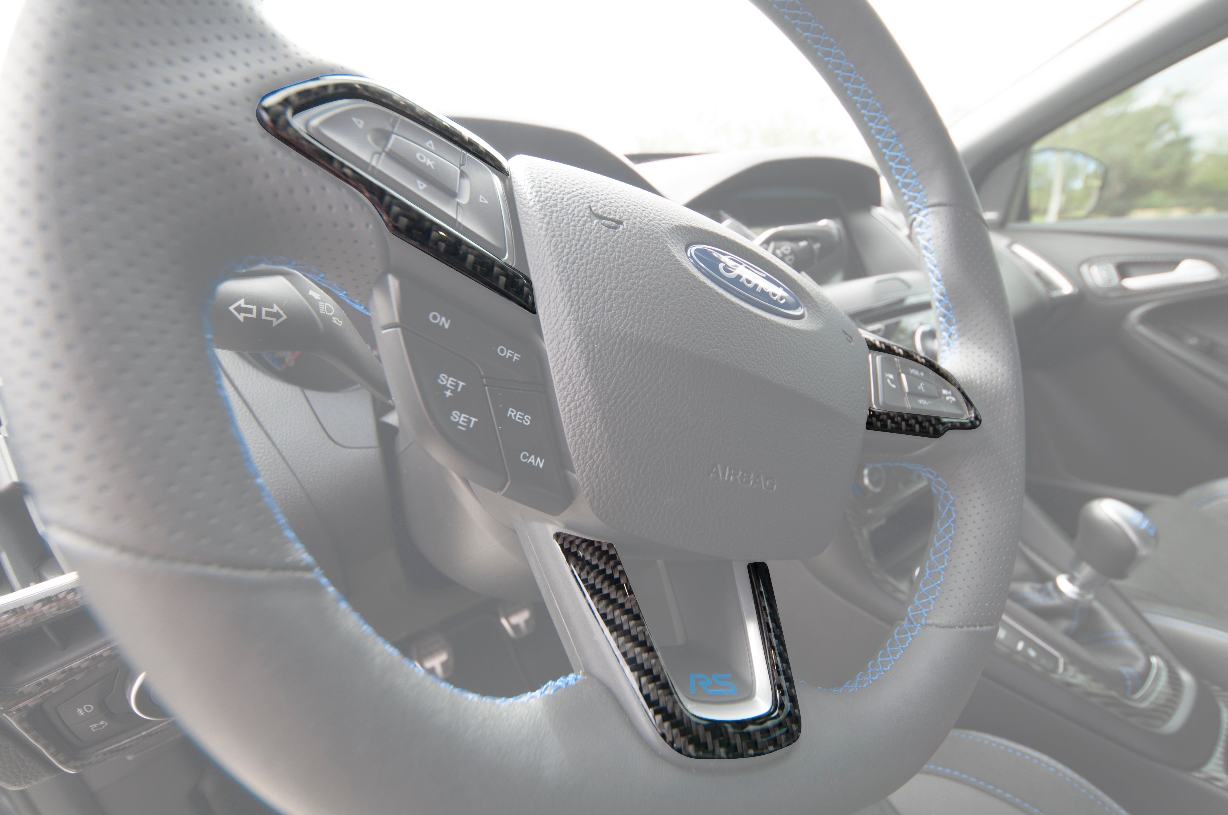 Steering Wheel Accent Overlays Fits 2015-2018 Ford Focus, RS, ST ...