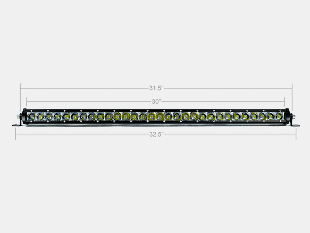 32" Slim Single Row LED Bar (Amber) – Venture Tread