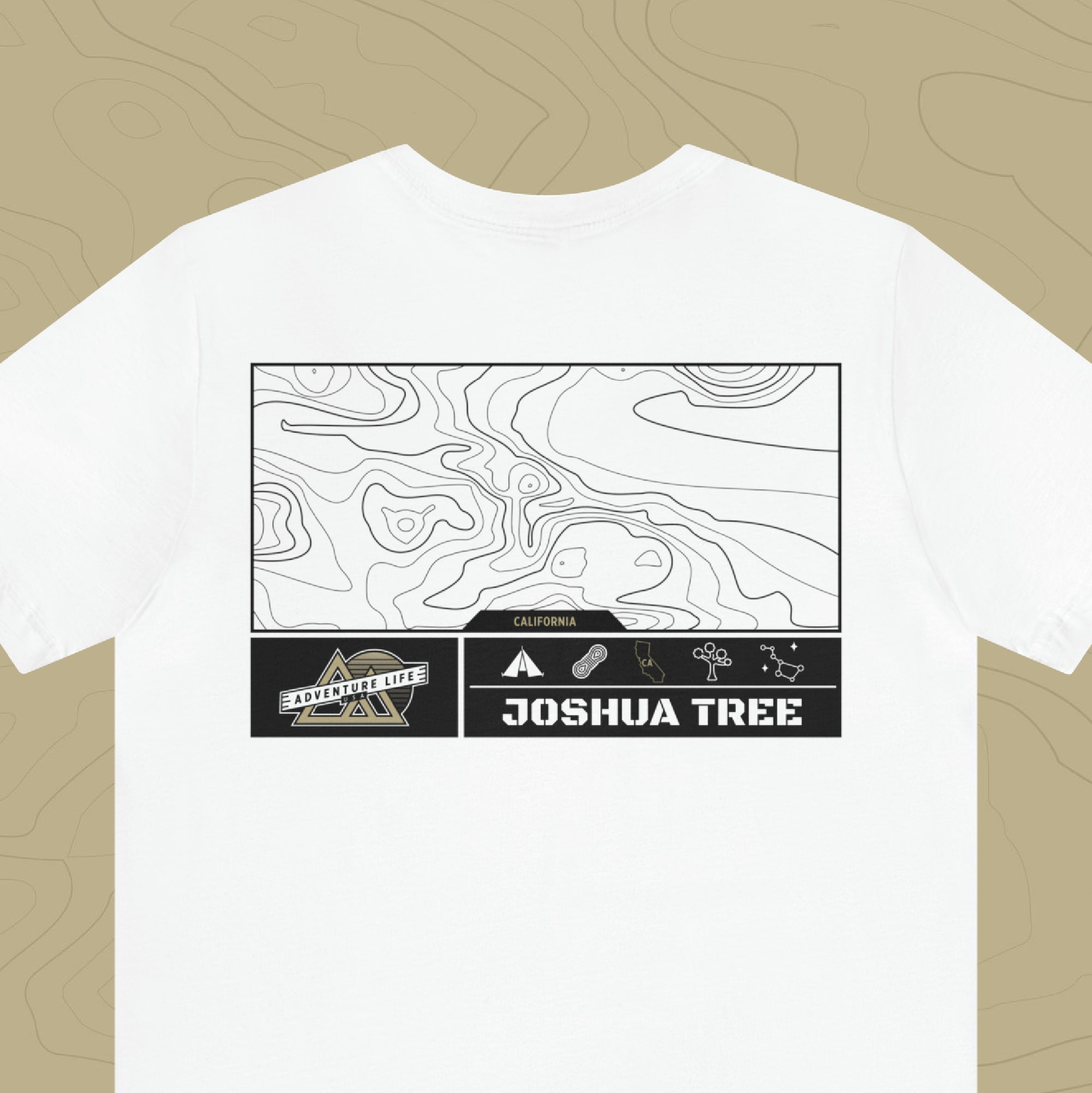 Joshua Tree National Park - Adventure Life Trail Topographic Garment D ...