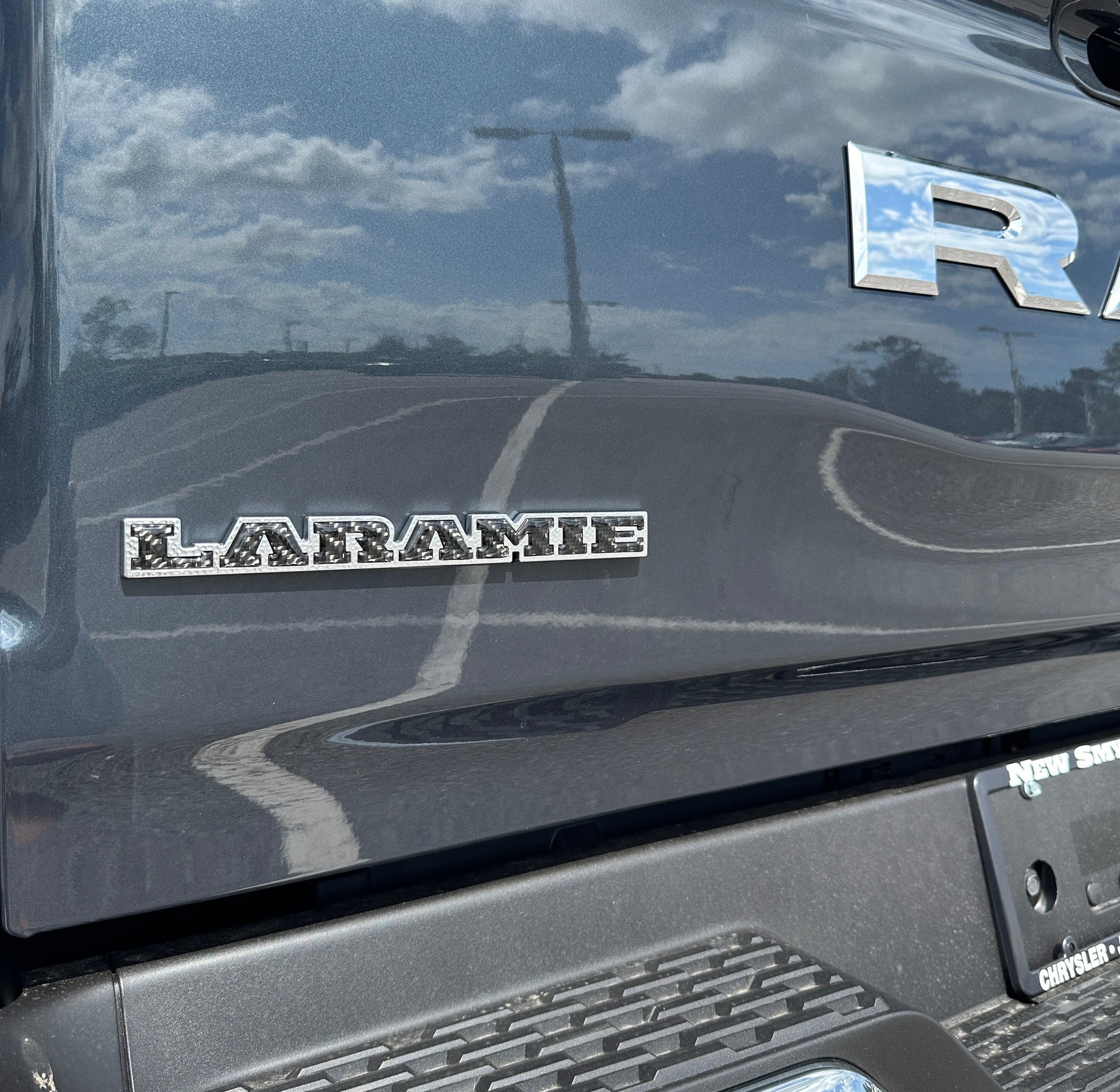 Laramie Tailgate Emblem Letter Inserts Fits 2025-2026 Ram 1500/2500/35 ...
