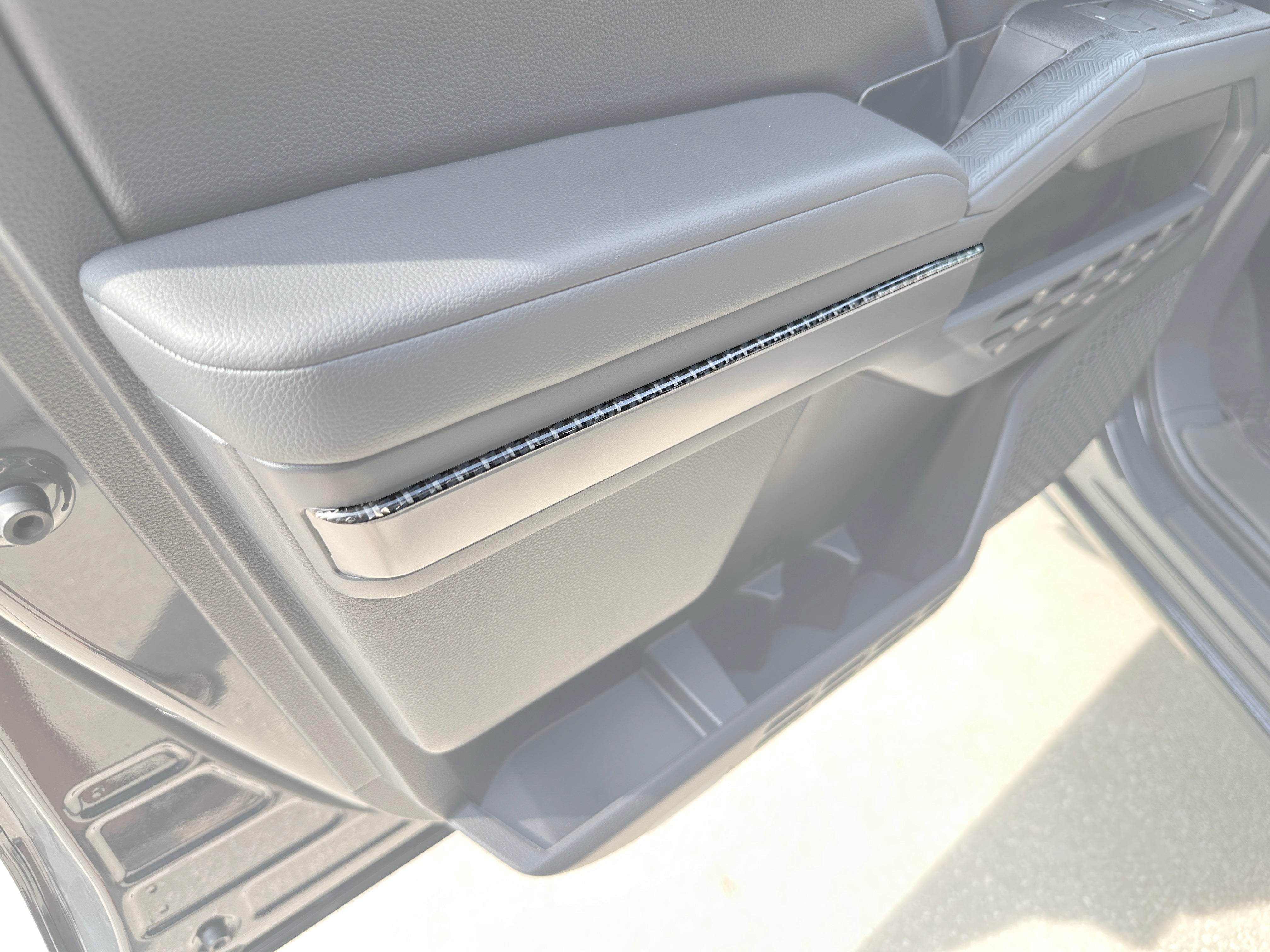 Side Door Arm Rest Lower Line Accent Trim Fits 2025-2026 Toyota 4Runne ...