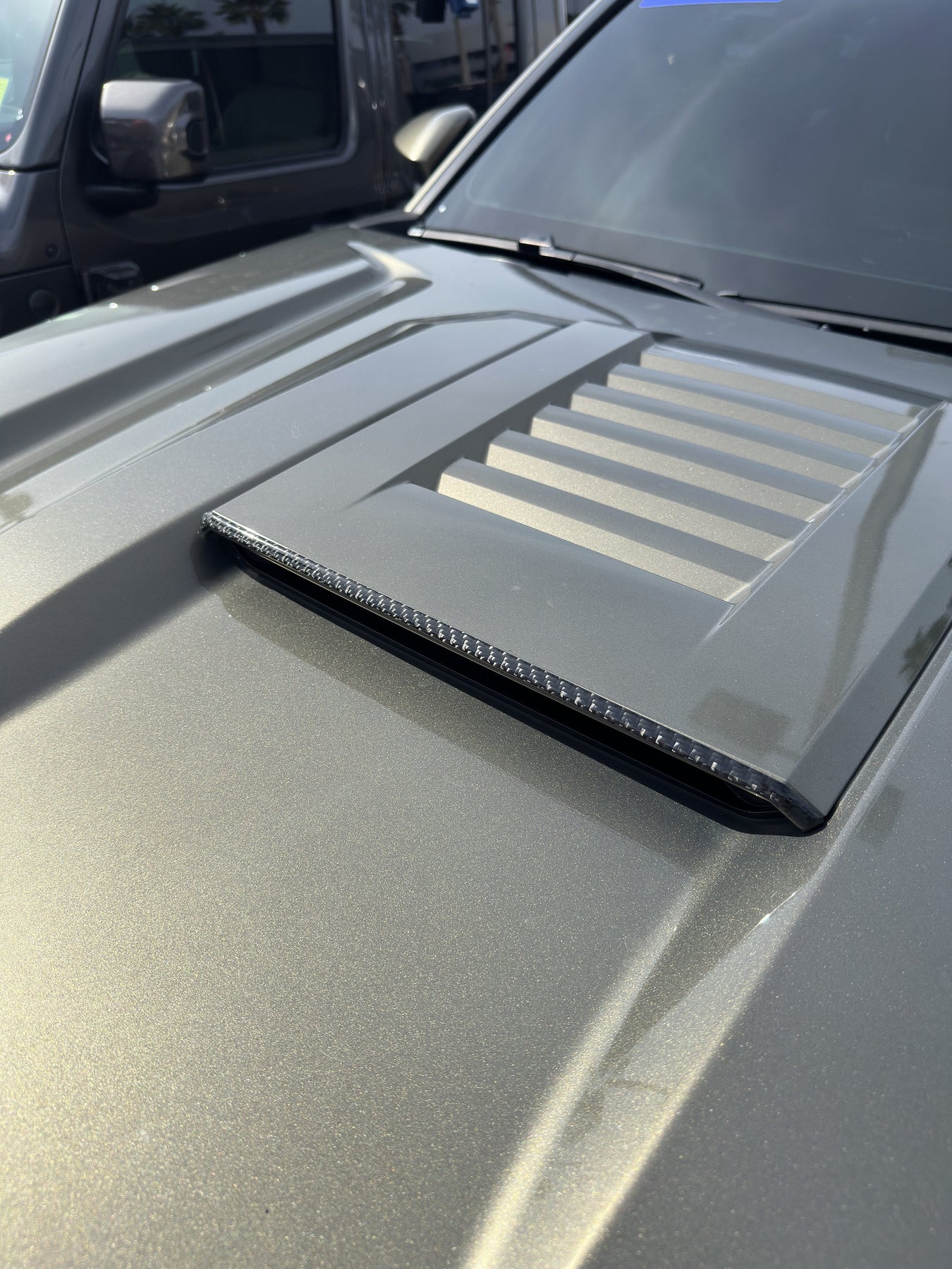 TRD Hood Scoop Accent Overlays Fits 2024-2026 Toyota Tacoma & 2025-202 ...