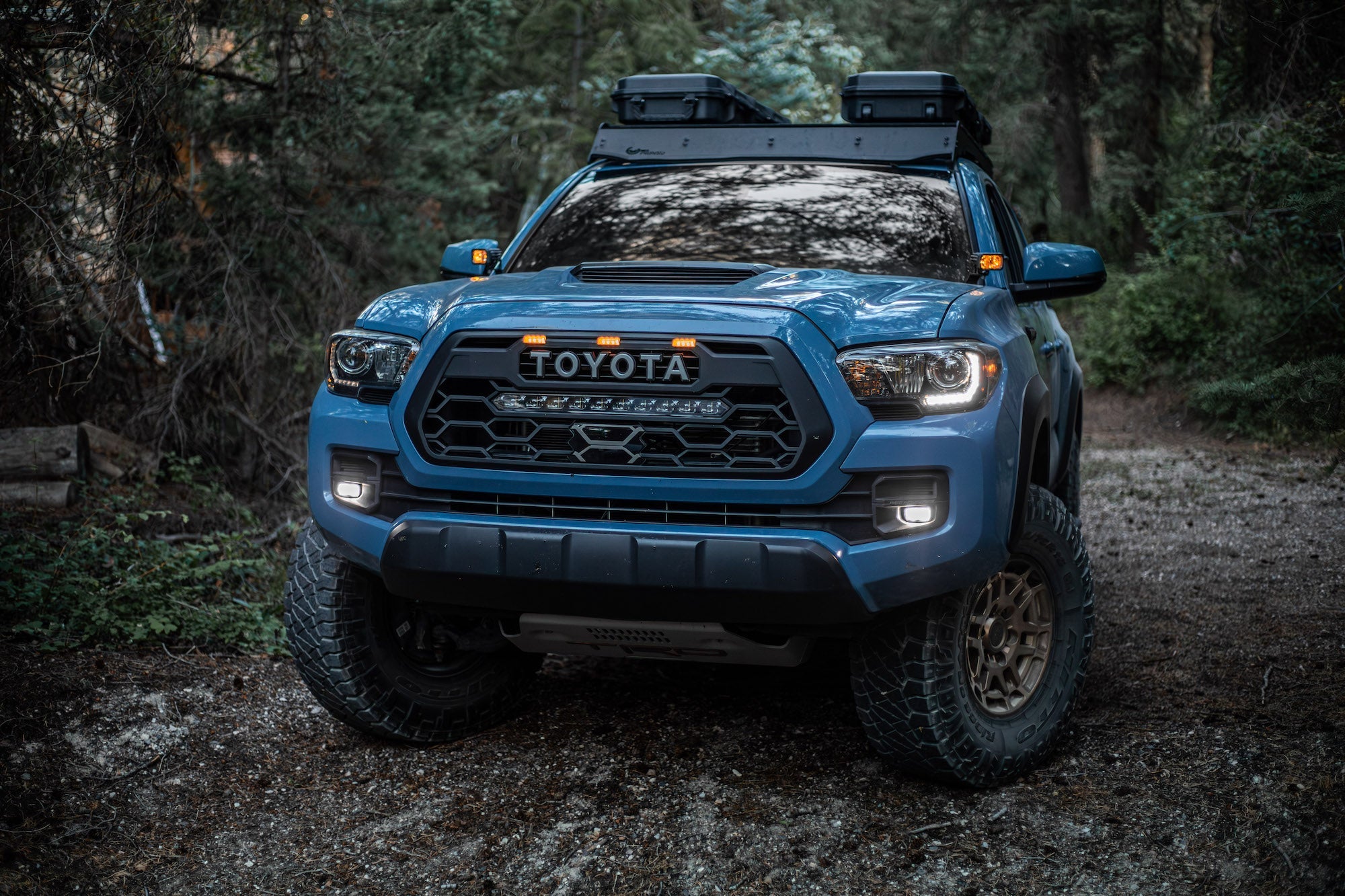 Rave Tacoma TRD Pro Style Grille with Integrated Light Bar – Venture Tread